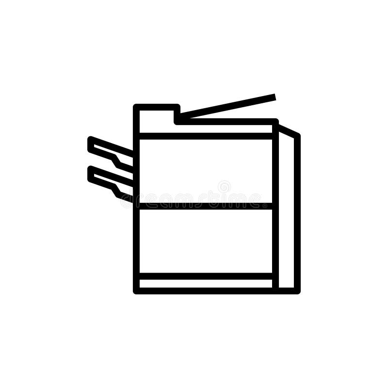 Photocopy Machine Icon Design Template Vector Isolated Stock Vector ...