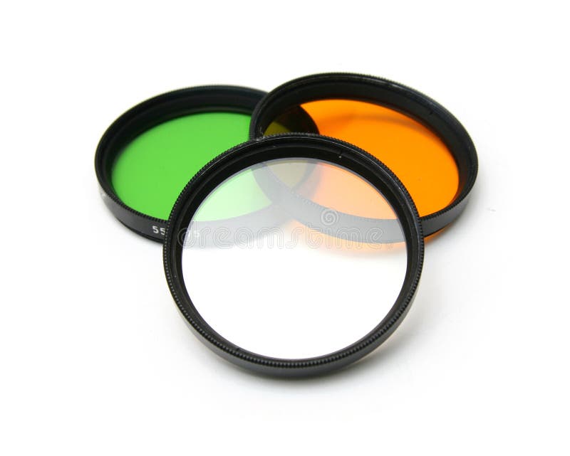 3 Filters stock photo. Image of film, circular, intense - 10423048