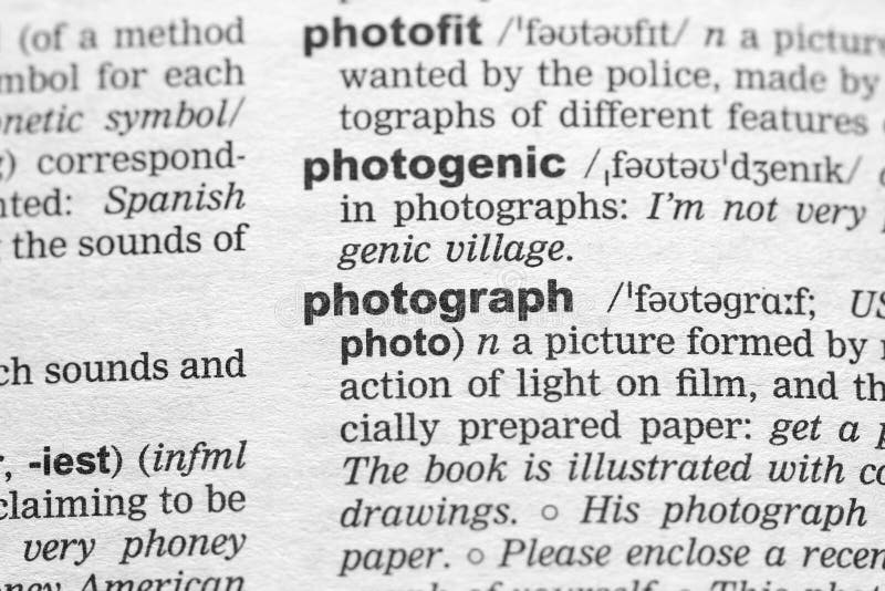 Photogragh Text stock photo. Image of book, definition - 21037766