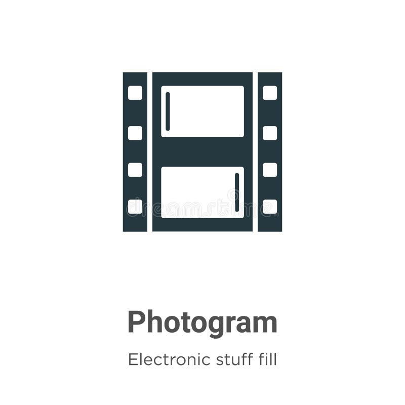 Photogram Vector Icon on White Background. Flat Vector Photogram Icon ...