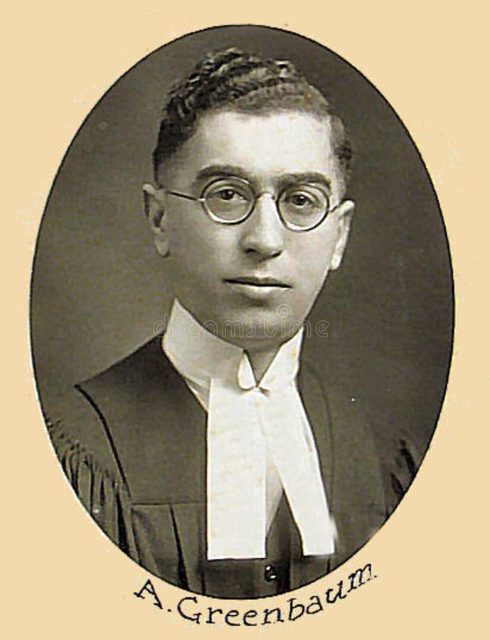 Photograph of Abraham Greenbaum (d. 1956) Stock Image - Image of person ...