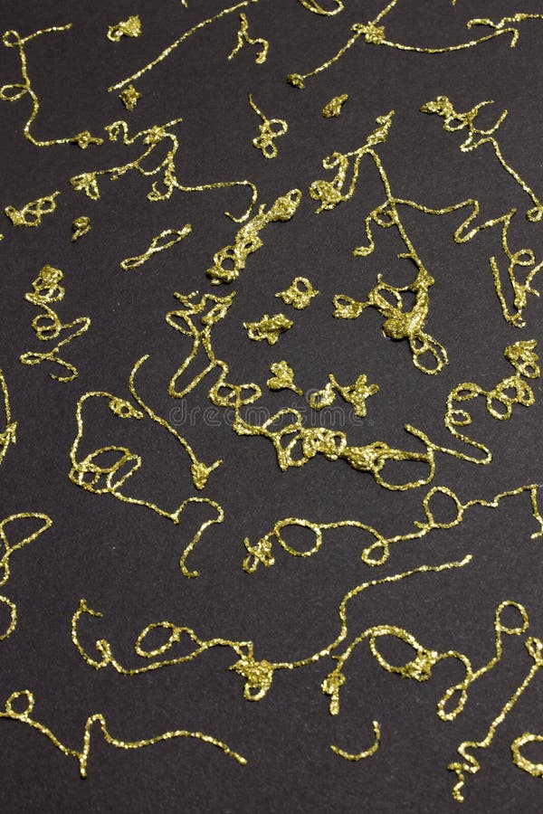 Gold Paint Splatter on a Black Background Stock Photo - Image of ...