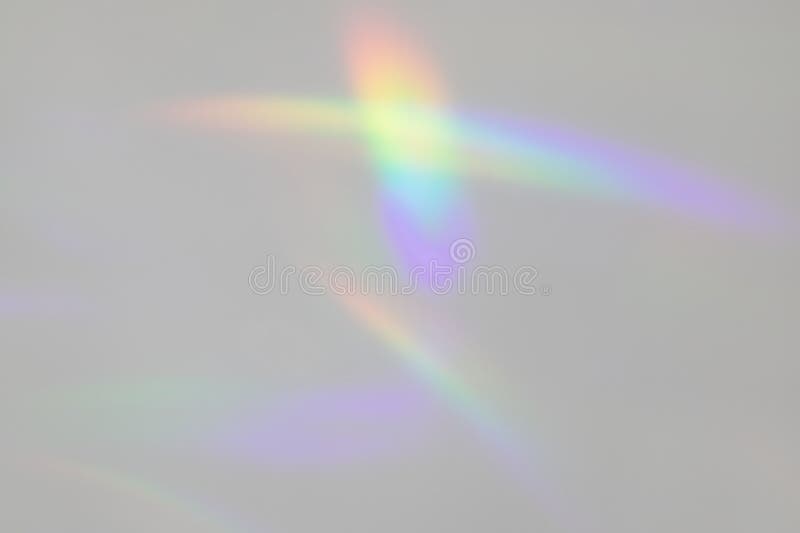 Abstract Rainbow Light Patterns on a Plain Background Stock ...