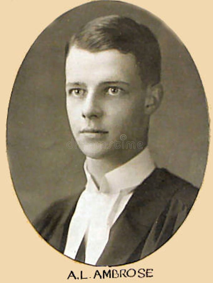 Photograph Of Alan Lucas Ambrose (1900-1981) Stock Image - Image of ...