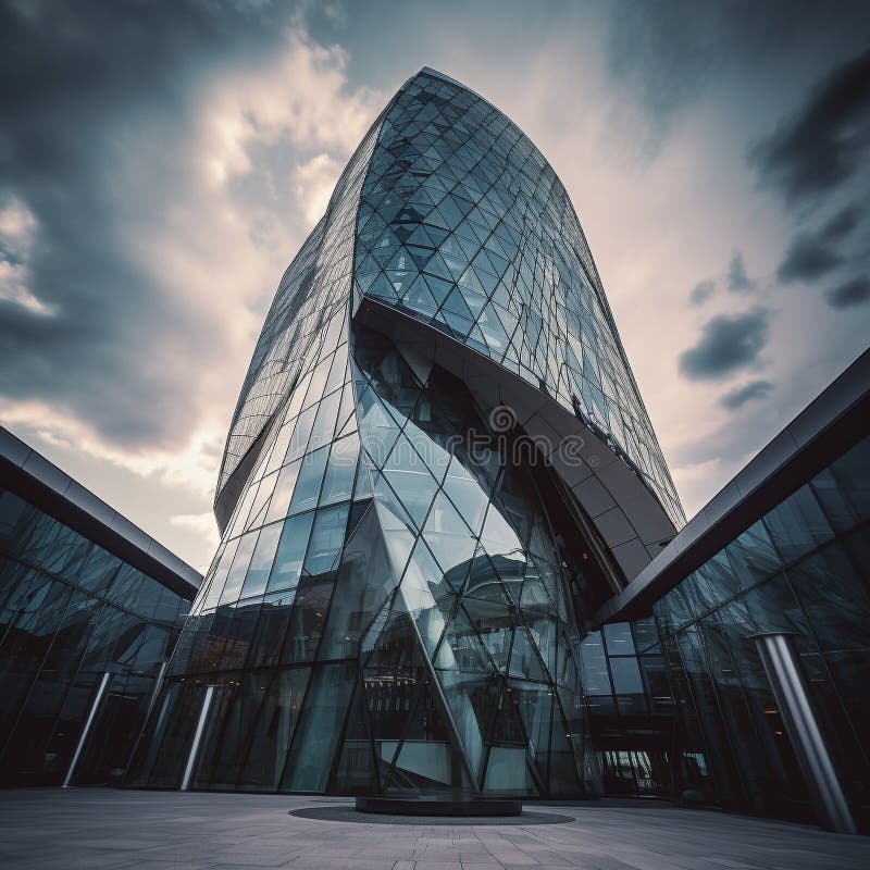 Stunning Architecture and Unique Structures Stock Illustration ...