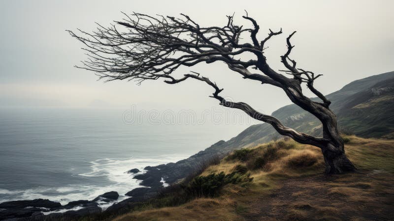 Photograph bending tree stock illustration. Illustration of branches ...