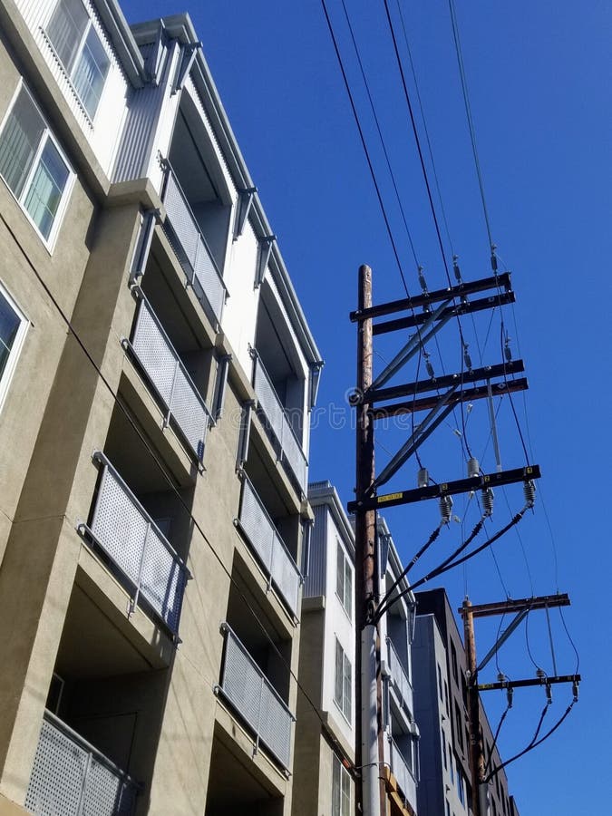 The View Above stock image. Image of lines, telephone - 126593691