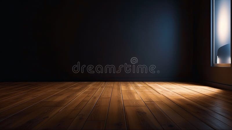 Contrasting Elements Beautiful Chiaroscuro on an Empty Dark Wall and ...