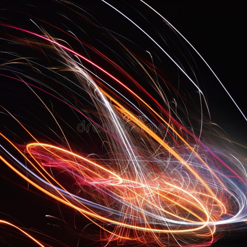 Nighttime Light Trails: a Mesmerizing Display of Abstract Patterns ...