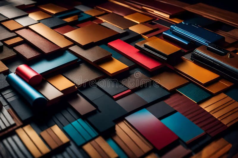 A Photograph Capturing the Essence of 3D Modern Textures Stock ...