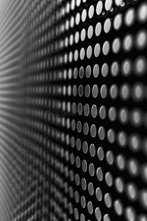 A Photograph of a Cluster of Small Dots in Monochrome Tones Stock Photo ...