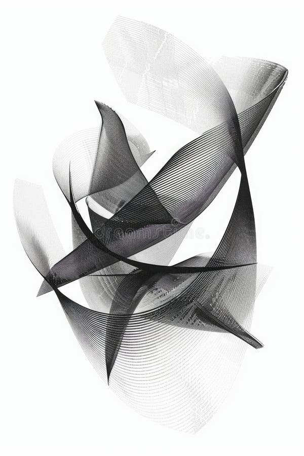 A Photograph of a Curved Object with Contrasting Light and Shadow in a ...