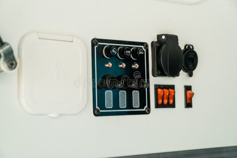 Photograph of Electrical Control Unit in Stock Image - Image of closeup ...