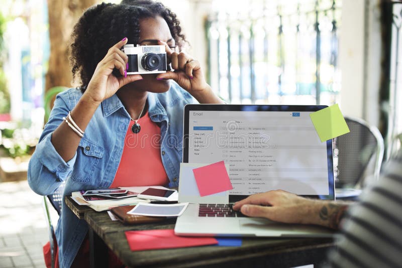 Photograph Email Computer Digital Correspondence Concept Stock Photo ...