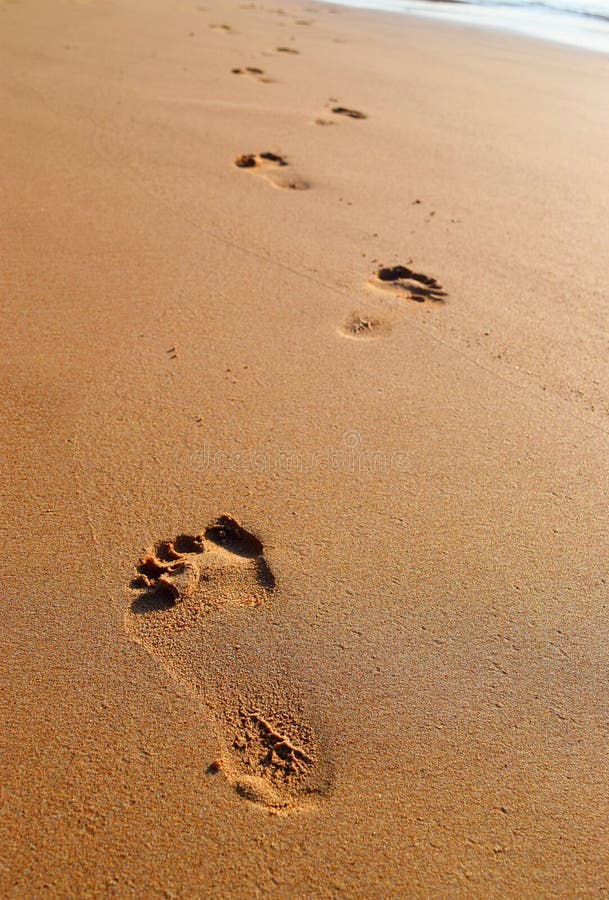 Foot Steps on Sand - Every Journey of Thousand Miles Begins with a ...