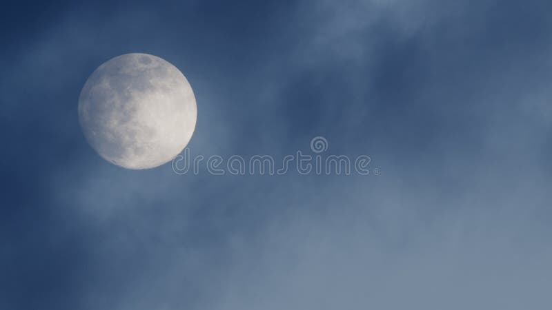 Photograph of Full Moon in the Clear Sky Stock Photo - Image of ...