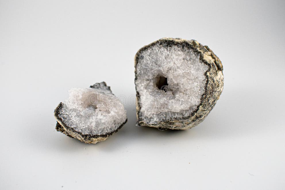 Cracked crystal geode stock image. Image of beauty, amethyst - 298177593