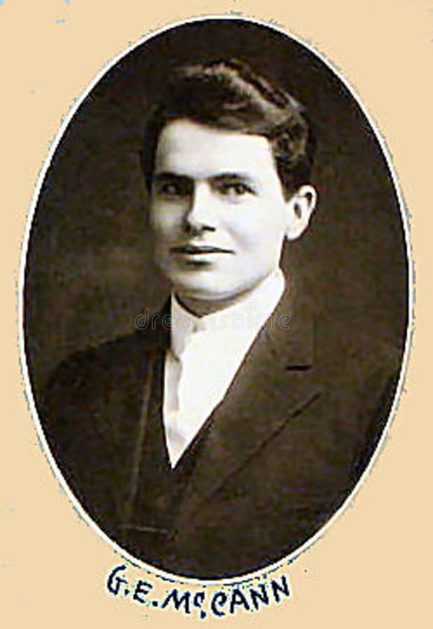 Photograph of George Edgar McCann (d. 1963) Stock Photo - Image of ...