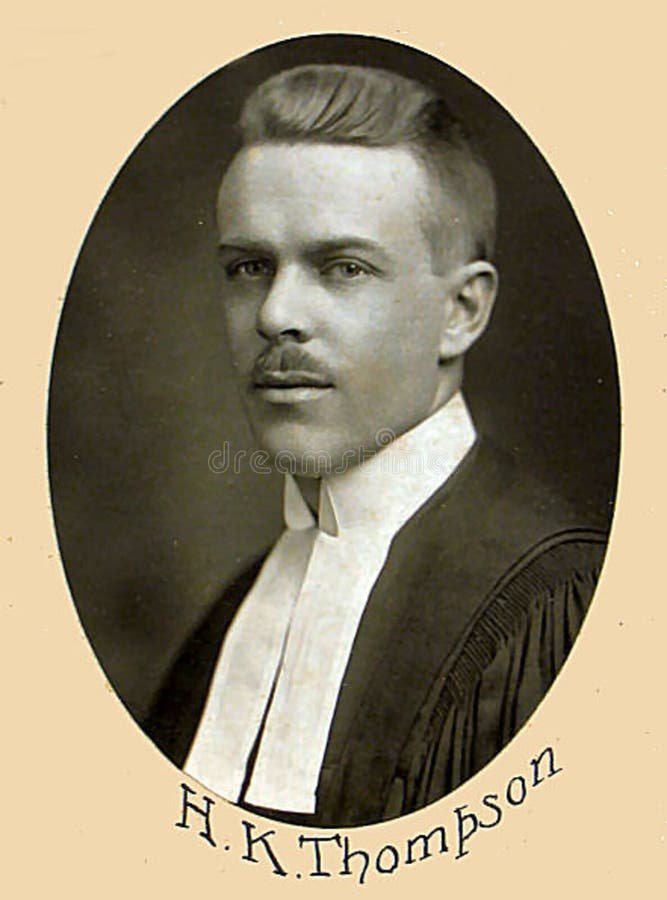 Photograph Of Hedley Ken Thompson (d. 1975) Stock Image - Image of ...