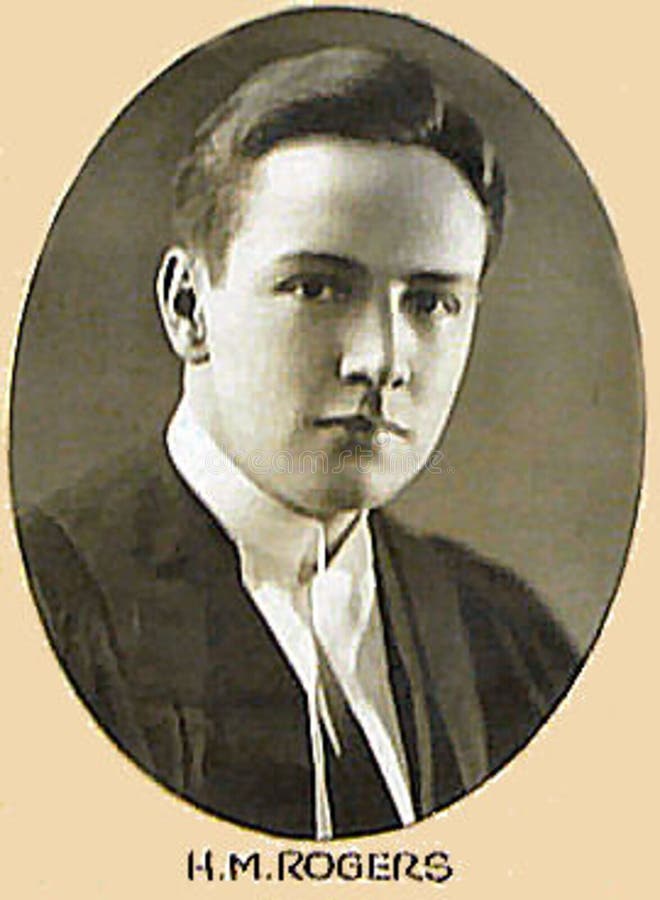 Photograph Of Herman Milton Rogers (1901-1985) Stock Photo - Image of ...