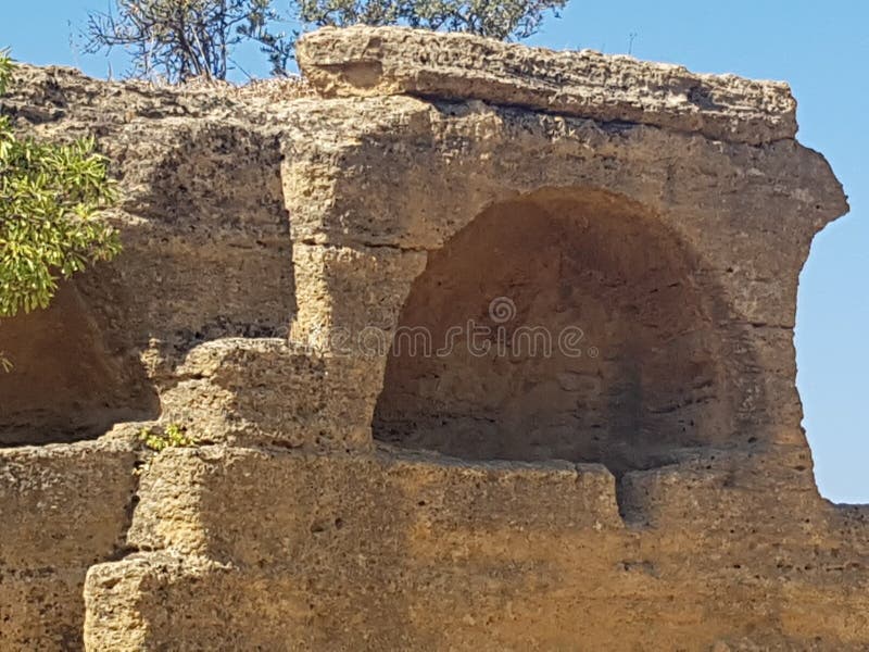 Photograph of Historical Monuments in Sicily Stock Image - Image of ...