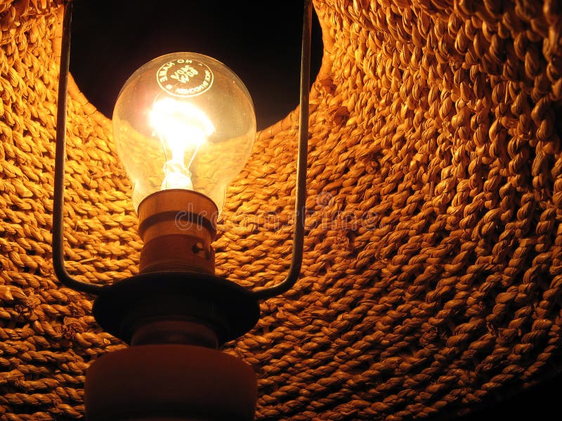 Photograph of Inside of Electric Lamp Stock Image - Image of lamp ...