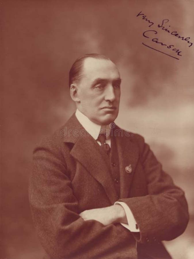 Photograph Of Lord Edward Henry Carson Stock Image - Image of text ...