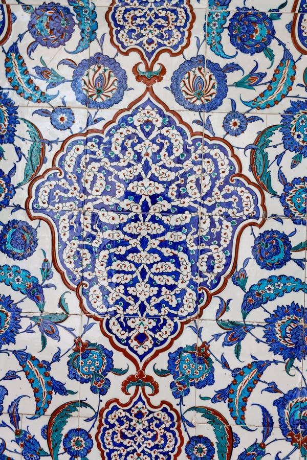 Photograph of Medieval Era Islamic Patterns in a Turkish Islamic Mosque ...