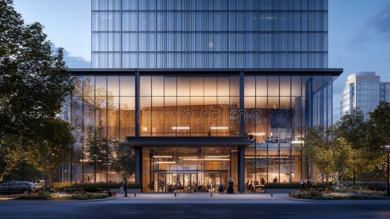 Photograph of a Modern Data Center Building S Exterior Architecture ...