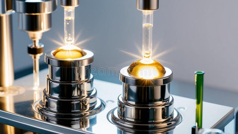 A Photograph of a Modernly Equipped Laboratory Specializing in the ...