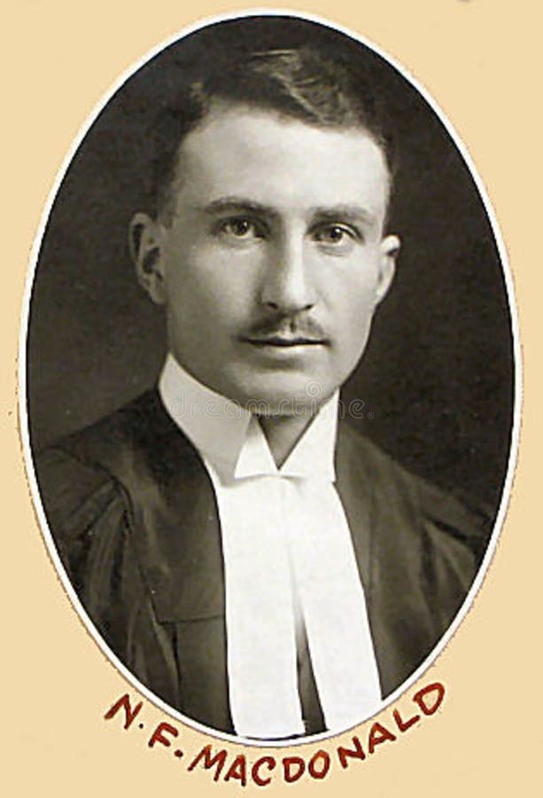 Photograph of Norman Frederick Macdonald (d. 1947) Stock Photo - Image ...