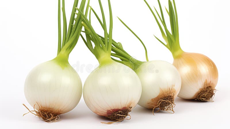 Photograph Onion White Background Stock Illustration - Illustration of ...