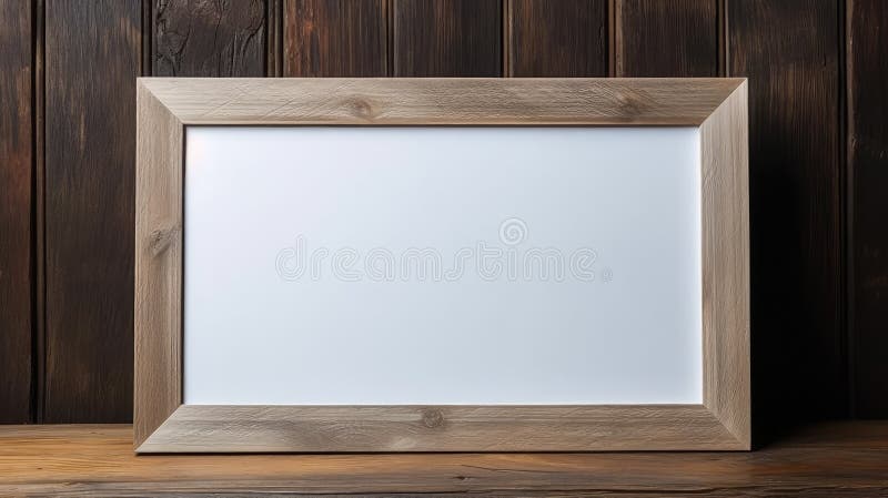 Photograph Picture Frame on Table Stock Illustration - Illustration of ...