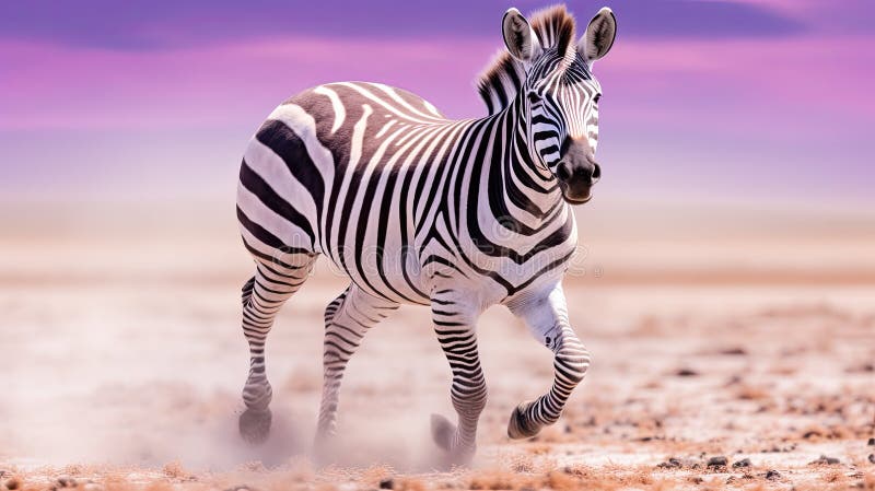 Photograph purple zebra stock illustration. Illustration of graceful ...