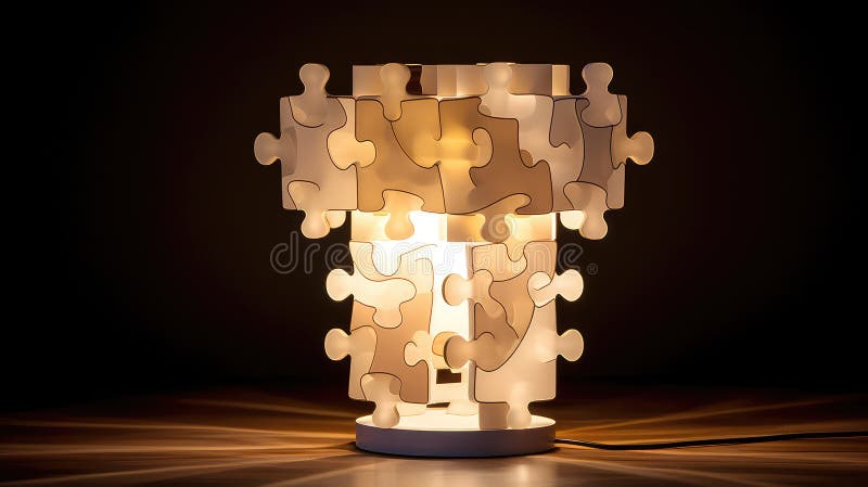 Photograph puzzle light stock illustration. Illustration of feature ...