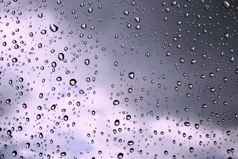 Rain Drops and Storm Clouds Stock Photo - Image of natural, danger ...
