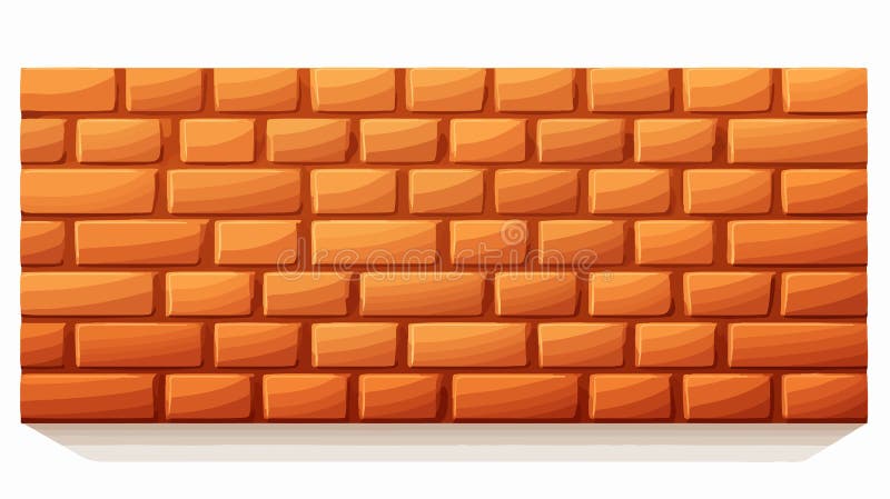 Photograph of a Rectangular Orange Brick Wall Stock Vector ...