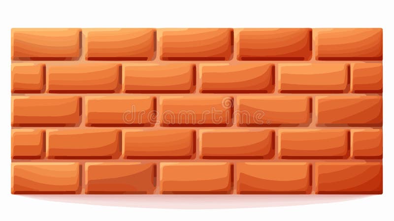 Photograph of a Rectangular Orange Brick Wall Stock Vector ...