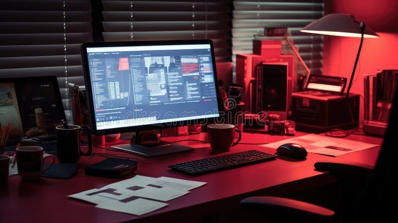 Photograph red software stock illustration. Illustration of vibrant ...