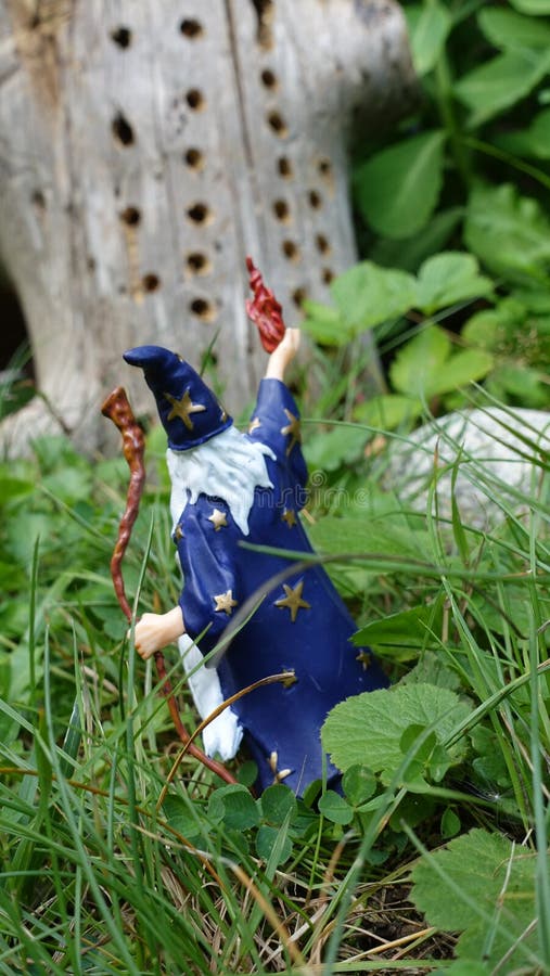 Photograph Representing Merlin the Magician Stock Photo - Image of ...