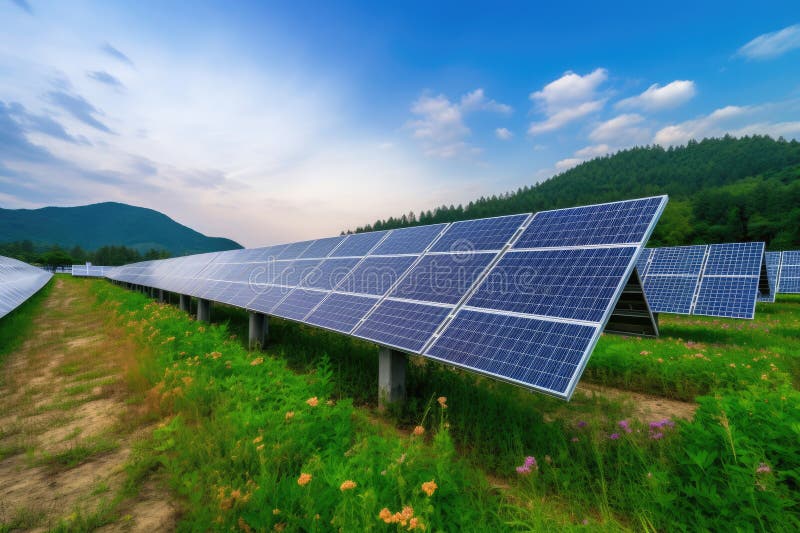 Alternative Energy Sources and Energy Efficiency. Generative AI Stock ...