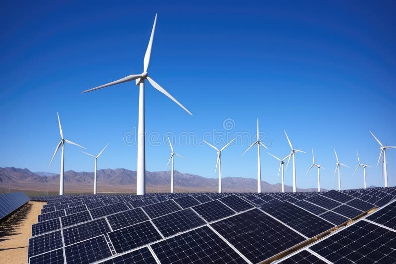 Alternative Energy Sources and Energy Efficiency. Generative AI Stock ...