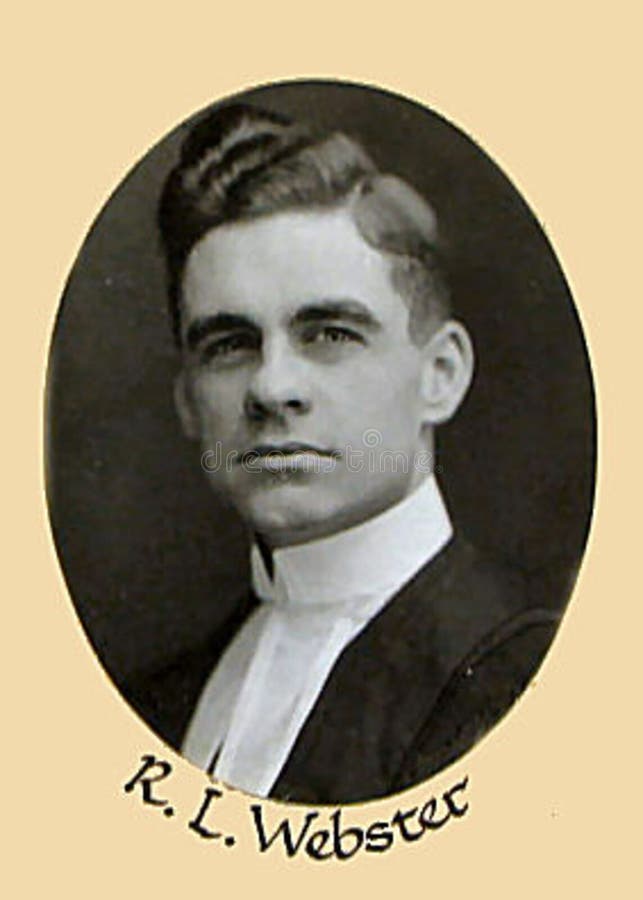 Photograph Of Robert Lord Webster (d. 1965) Stock Image - Image of ...