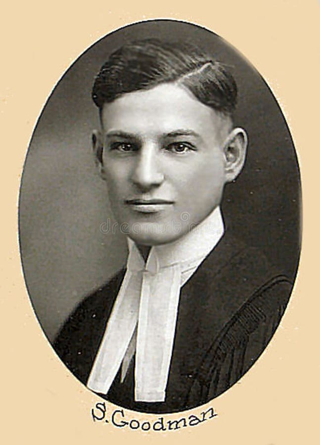 Photograph of Samuel Goodman (1899-1968) Stock Photo - Image of head ...