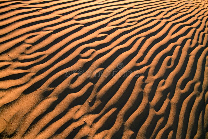 Sand Dune Pattern Perspective View Stock Photo - Image of sand, design ...