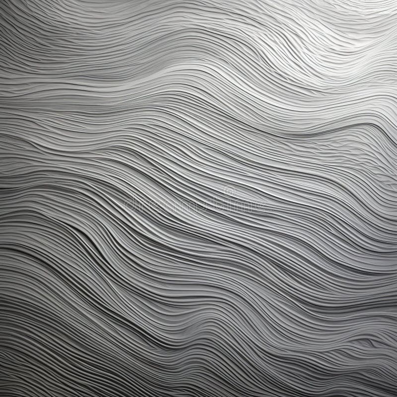 Silver and Gray Abstract Background with Undulating Lines Stock ...