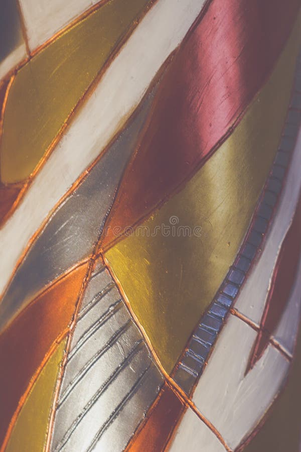 Metallic abstract figures stock image. Image of close - 113779749