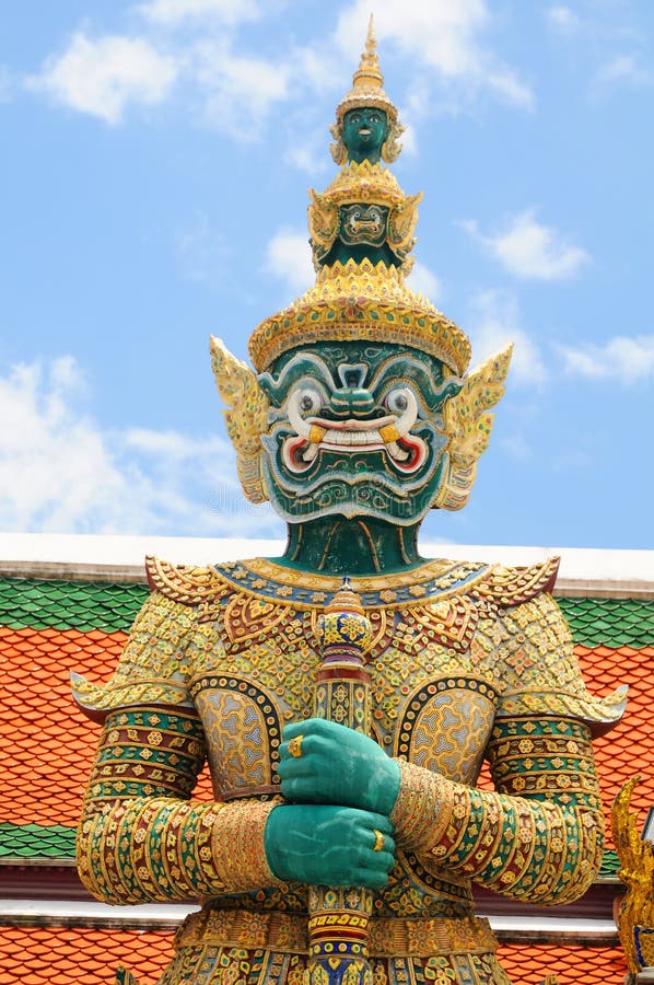 Photograph of a Statue of Guardian Stock Photo - Image of national ...