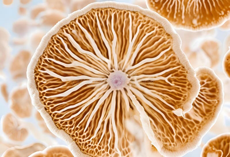 Photograph of the Structure of a Mushroom Type.AI Generated Stock ...