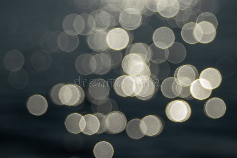 Image of the Water Surface Being Hit by Sunlight. Stock Image - Image ...